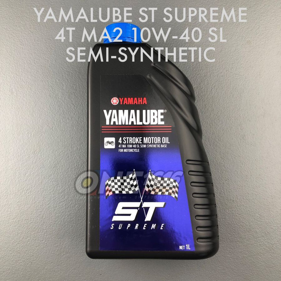 Yamaha Yamalube ST Supreme Semi Synthetic 10W40 1 Liter Engine Oil for ...