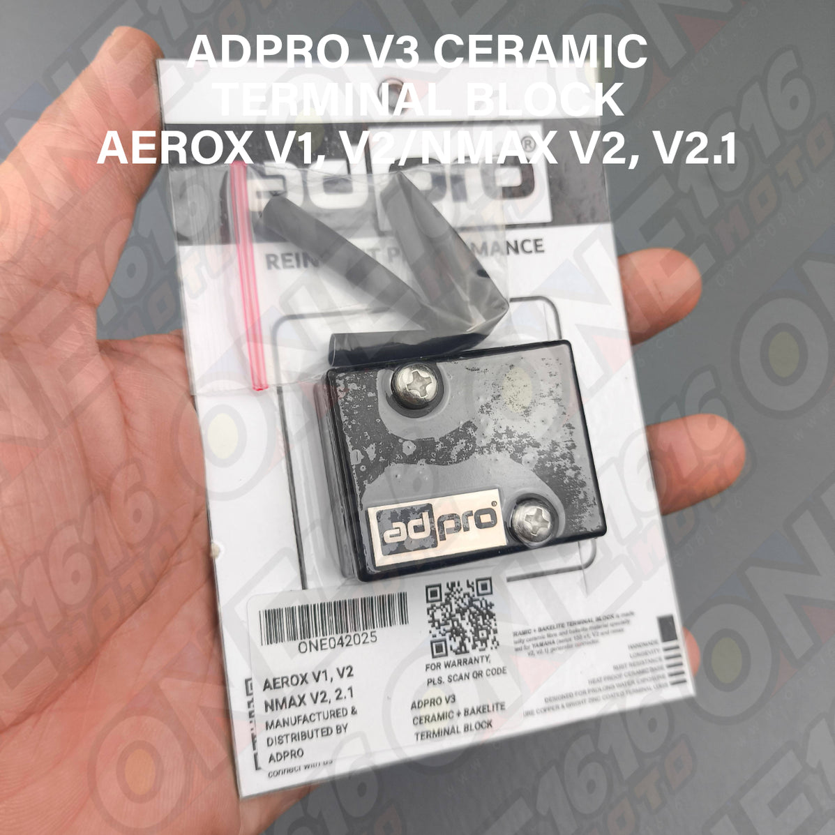 Adpro Ceramic Composite Terminal Block for Nmax V2, V2.1/Aerox V1, V2 ...