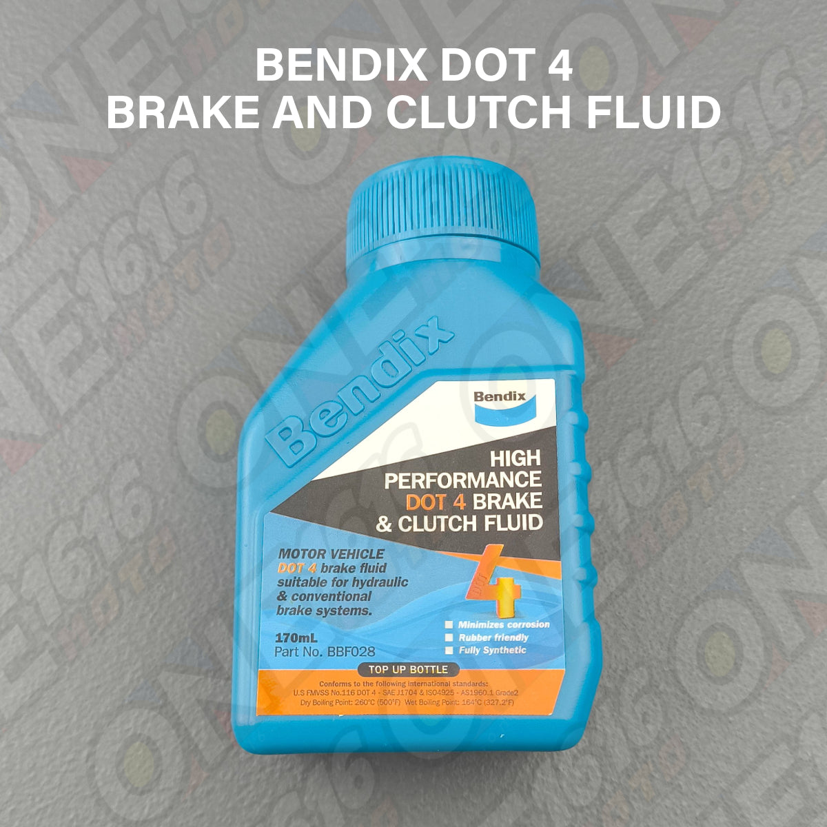 Bendix DOT 4 Brake and Clutch Fluid High Performance Original — ONE1616 Motorcycle Parts ...