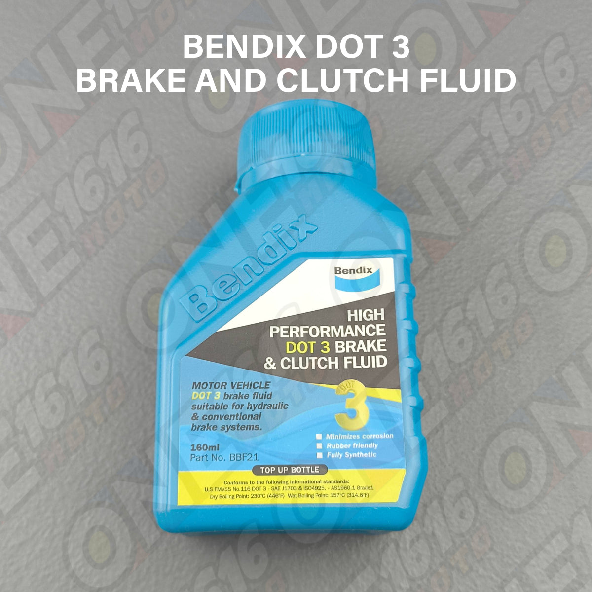 Bendix DOT 3 Brake and Clutch Fluid High Performance Original — ONE1616 ...