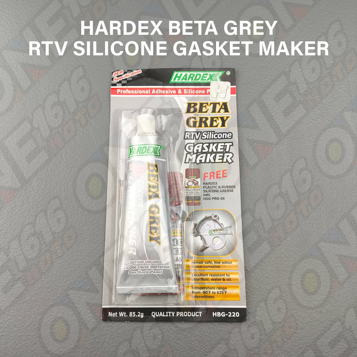 Hardex Beta Grey RTV Silicone Gasket Maker Original — ONE1616 ...
