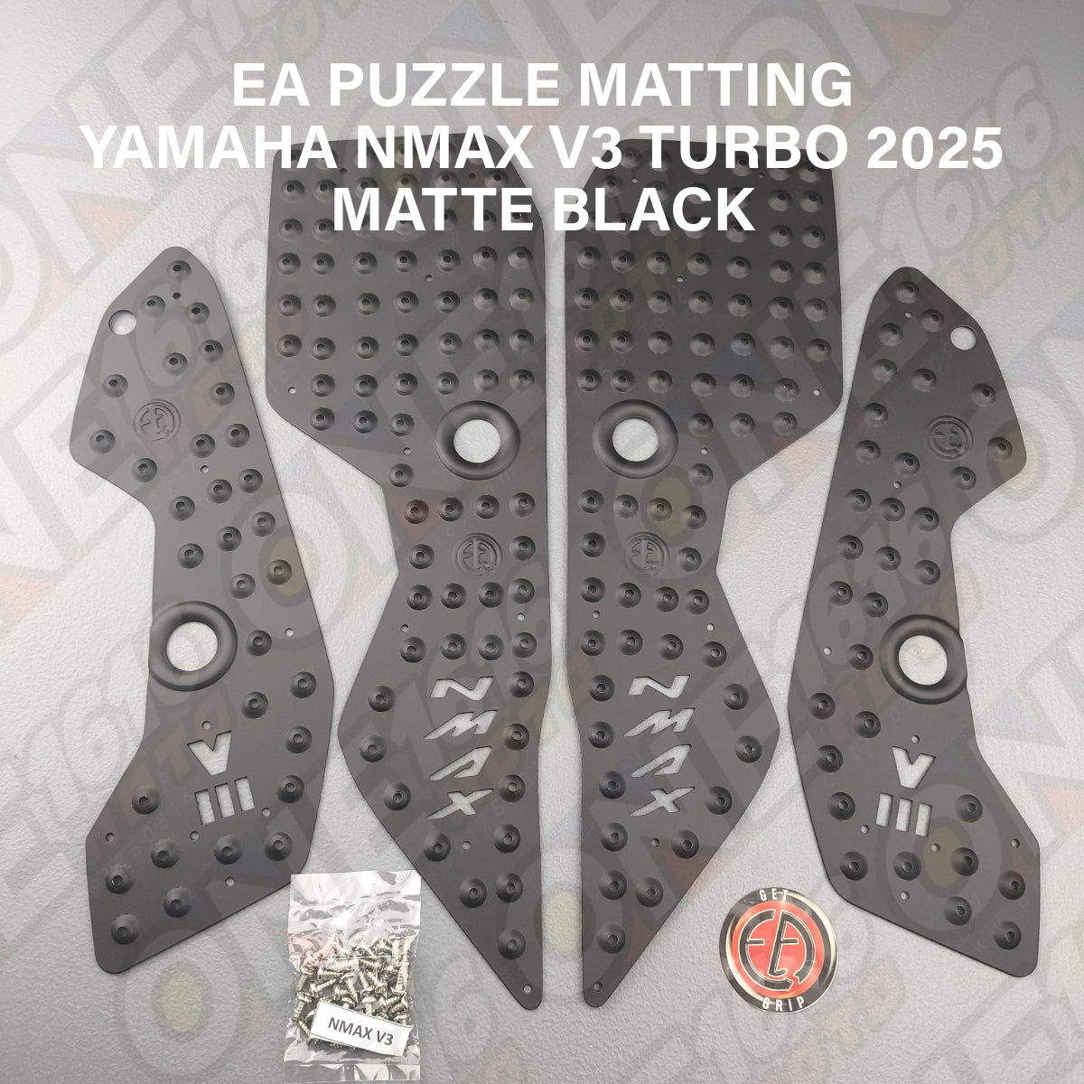 EA Matting for NMAX V3 Turbo 2025 Matte Black Aluminum Powder Coated ...