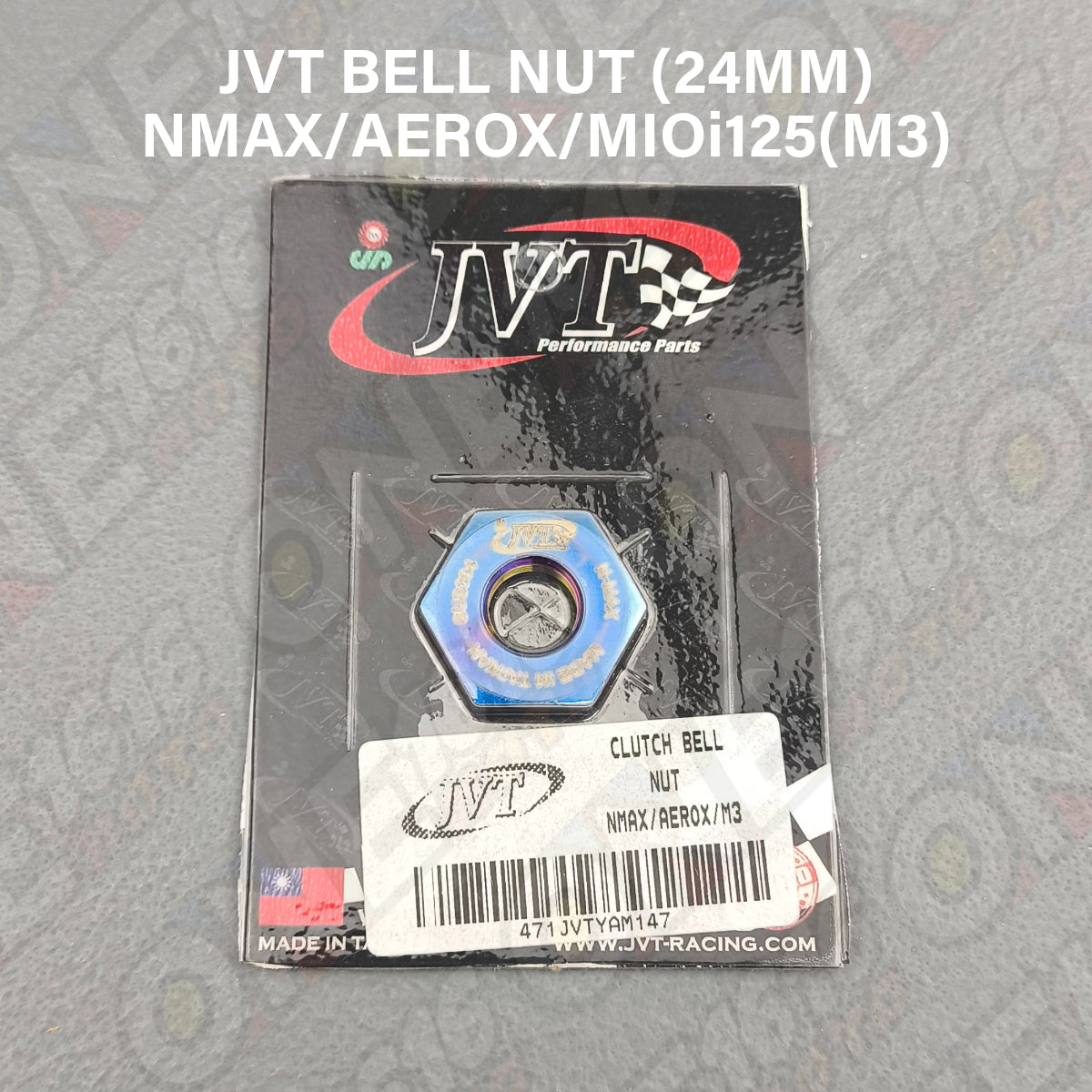 JVT Clutch Bell Nut For Nmax/Aerox/Mio i125/M3 24mm Heavy Duty Perform ...