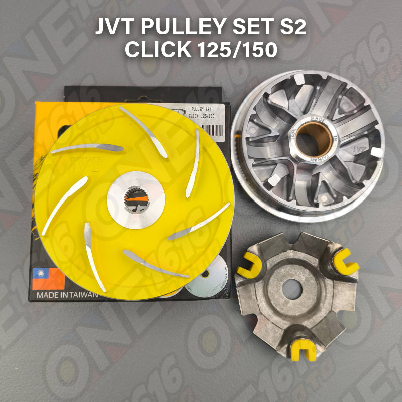 JVT Pulley Set S2 For Click150/125 All Versions Heavy Duty Performance ...
