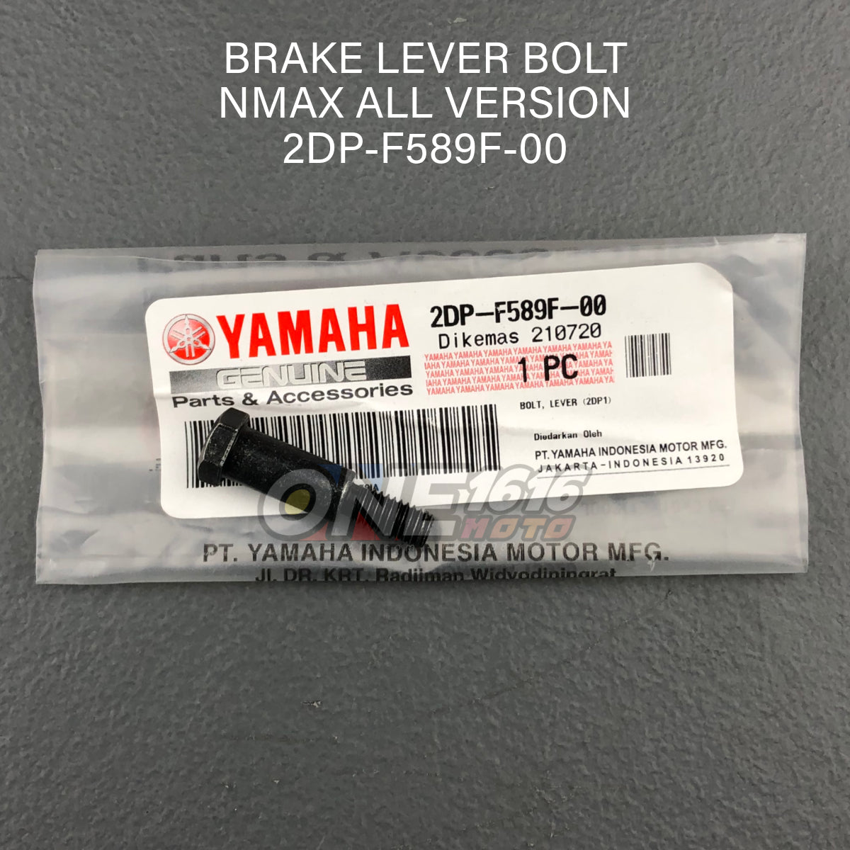 Yamaha Genuine Brake Lever Bolt 2DP-F589F-00 for Nmax All Versions ...