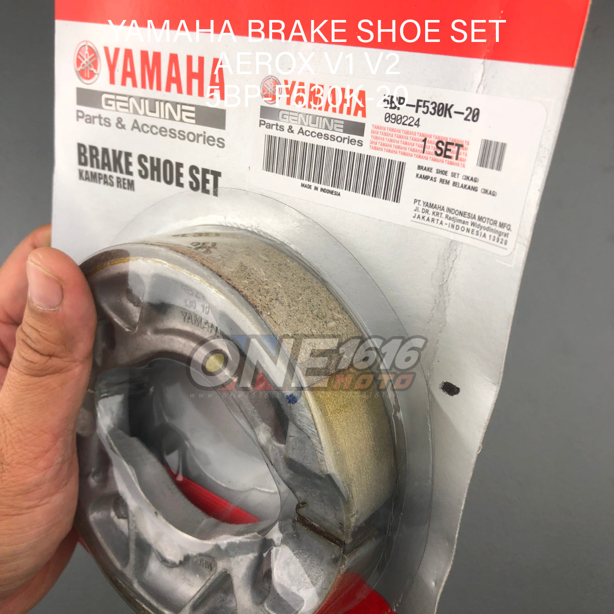 Yamaha Genuine Brake Shoe Set 5BP-F530K-20 for Aerox V1, V2 — ONE1616 ...