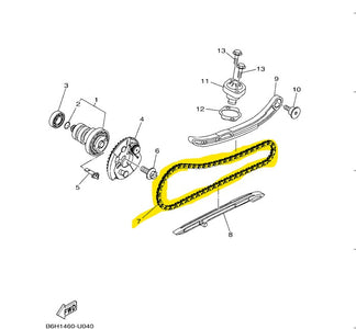 Yamaha Genuine Timing Chain 94568-F9096 for Mio Nmax/Aerox/Sniper All ...