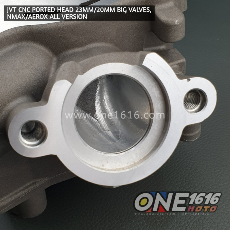 JVT Cnc Ported Head 23mm/20mm Big Valves For Nmax/Aerox All Version He ...
