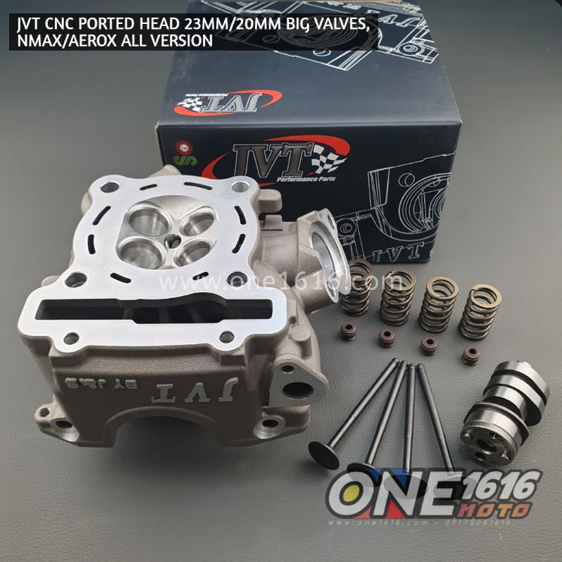 JVT Cnc Ported Head 23mm/20mm Big Valves For Nmax/Aerox All Version He ...